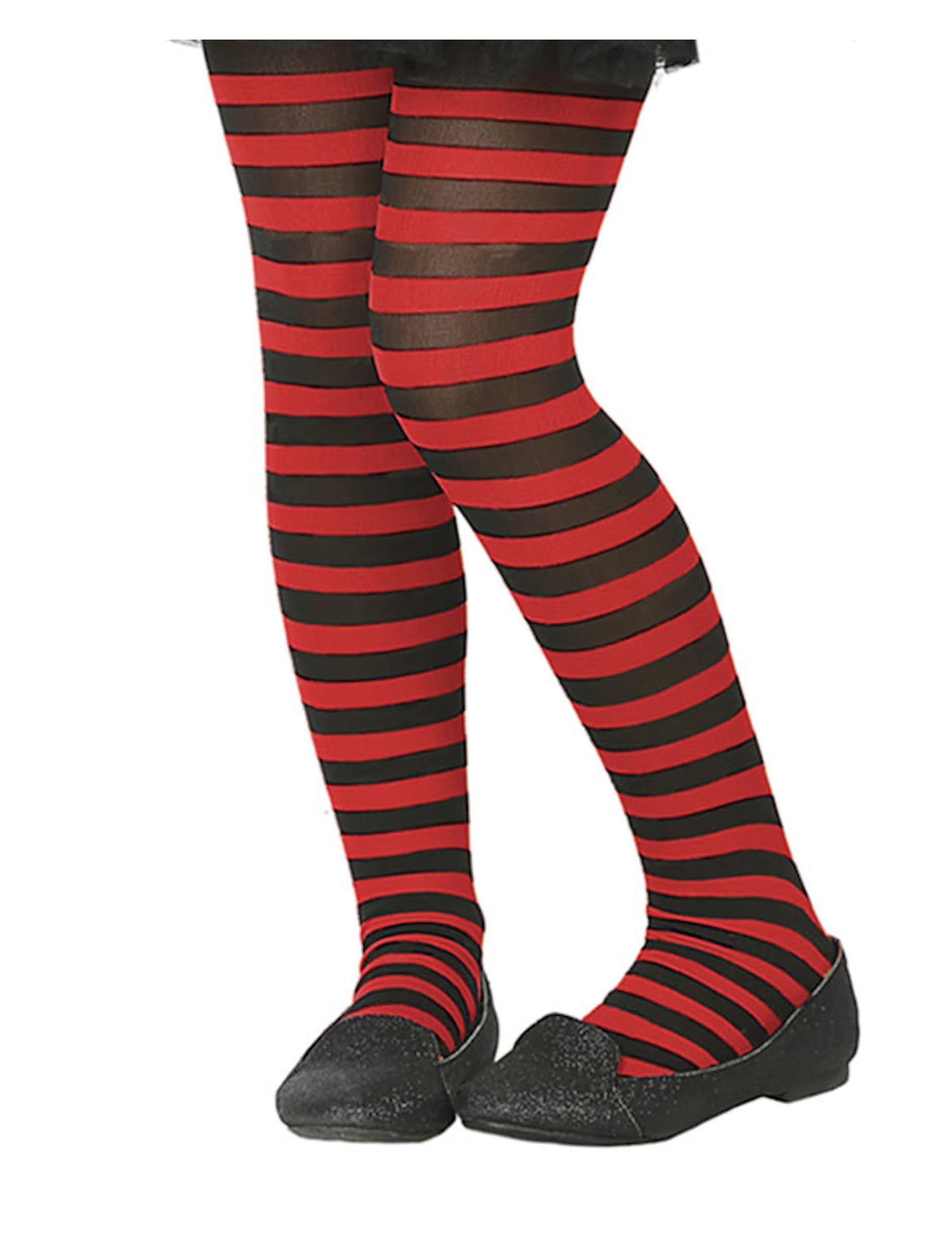 Rödsvarta tights barn | Personage.se